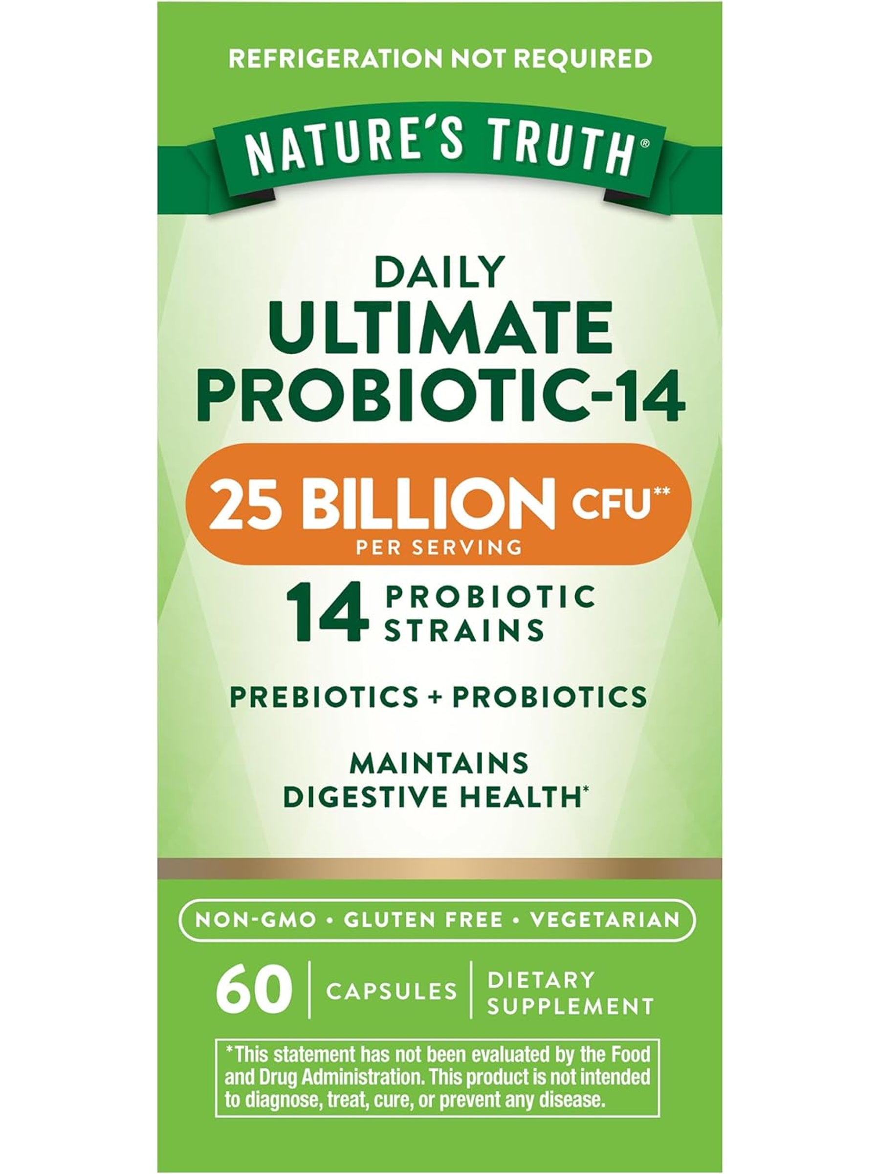 Probiotics 25 Billion CFU